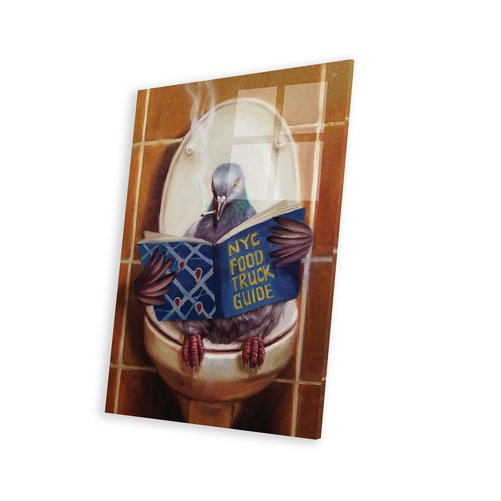 Trinx Stool Pigeon by Lucia Heffernan - No Frame Painting | Wayfair